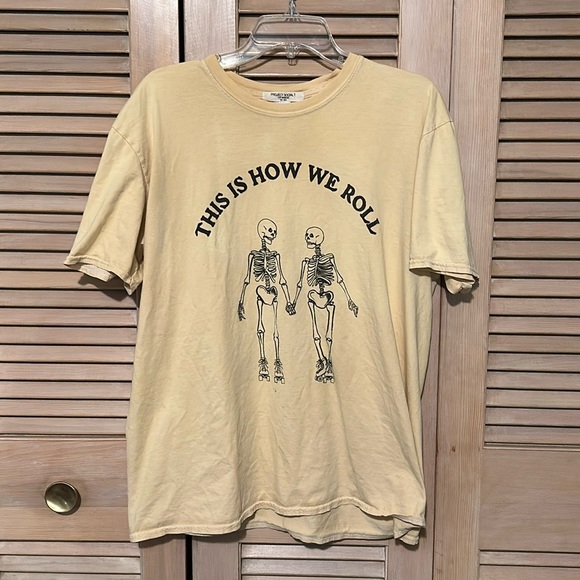 Project Social T | Tops | This Is How We Roll Roller Skating Skeletons ...